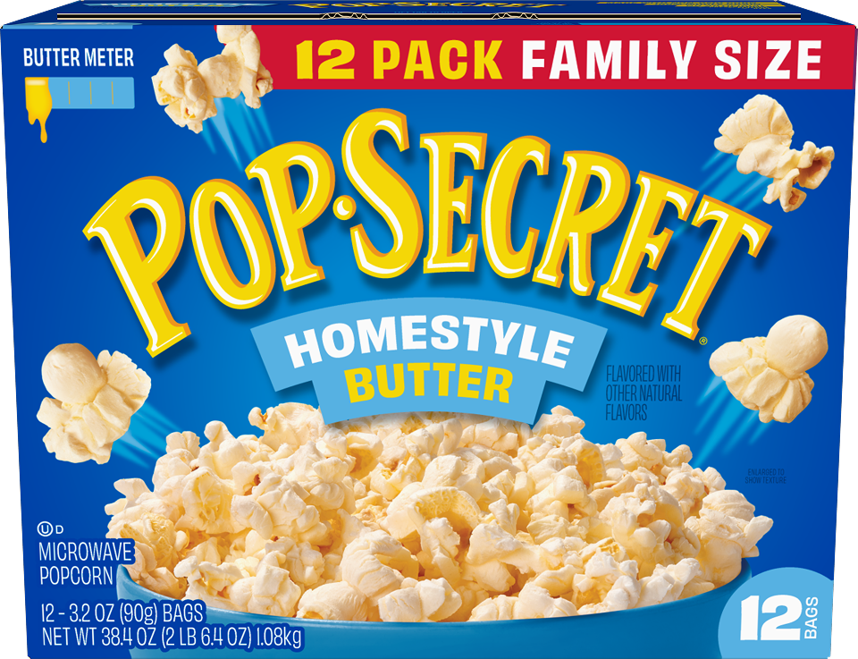 Homestyle Butter Microwave Popcorn | Pop Secret