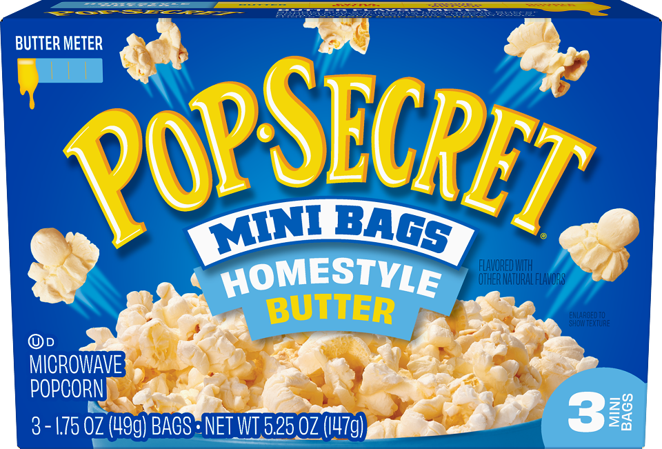 Homestyle Butter Microwave Popcorn | Pop Secret