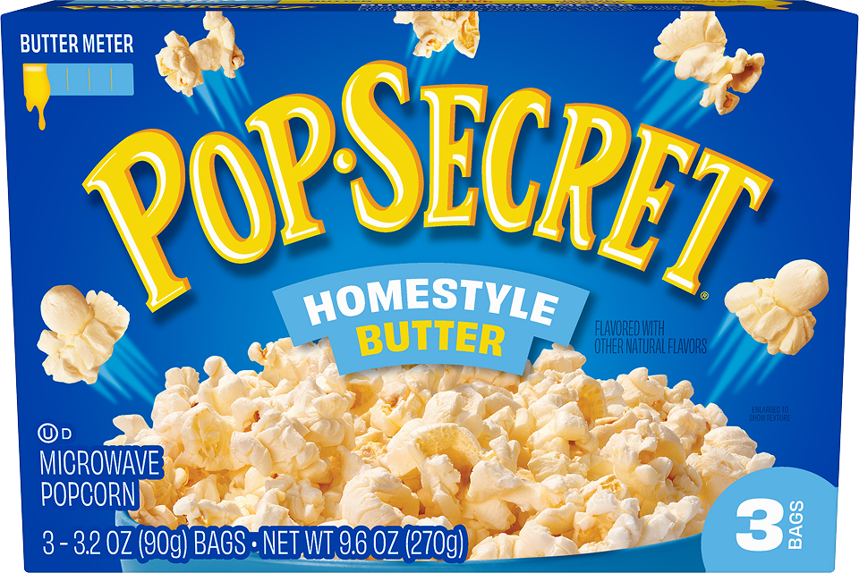 Homestyle Butter Microwave Popcorn | Pop Secret