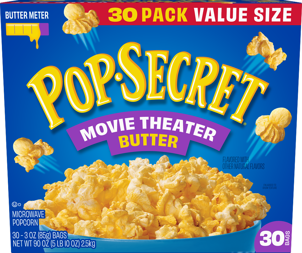Movie Theater Butter Microwave Popcorn | Pop Secret